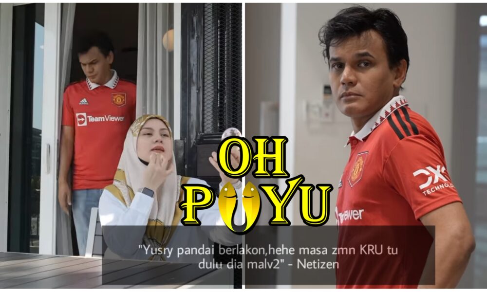"Yusry makin pandai berlakon, hehehe masa zaman KRU dia mcm malu2 ...